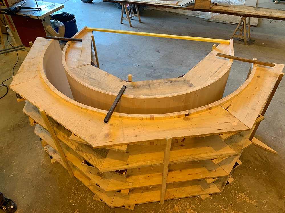 Coffrage Plein Cintre - menuisier charpentier Pont-Audemer